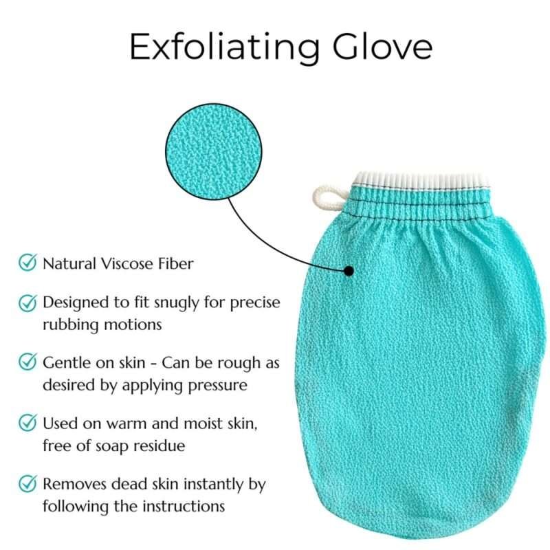 Exfoliating Glove – Smooth, Soft & Radiant Skin for All Skin Types